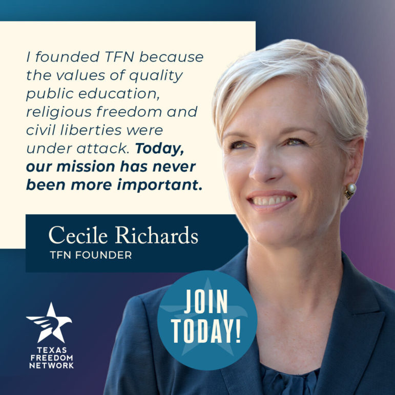 Become a TFN Member - Texas Freedom Network